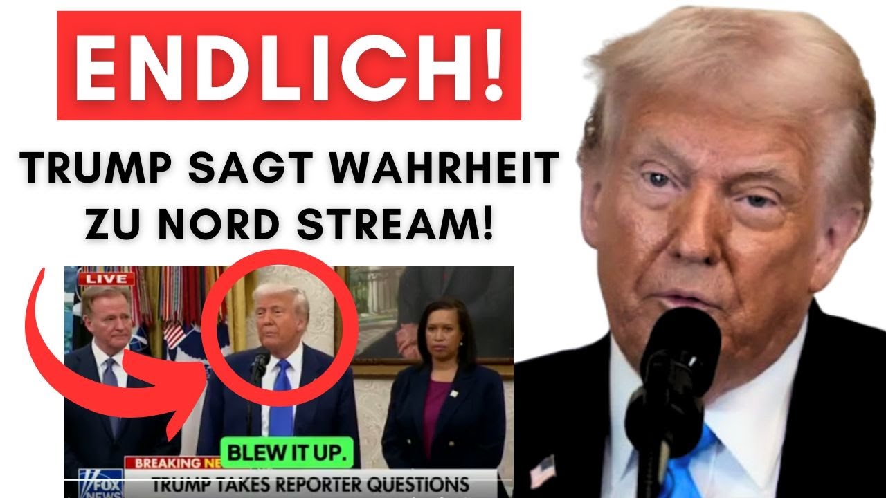 Trump bestätigt indirekt, dass die USA Nord Stream gesprengt haben ...