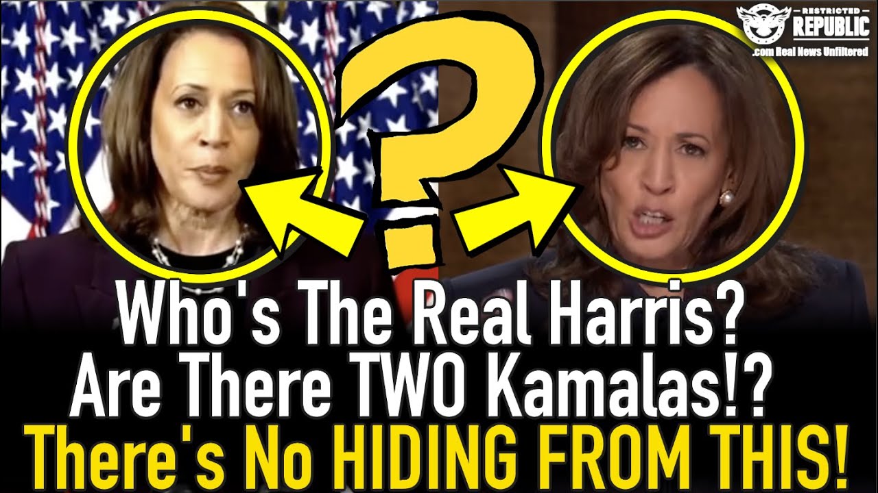 Who's The Real Harris? Are There TWO Kamalas!? There's No HIDING FROM ...