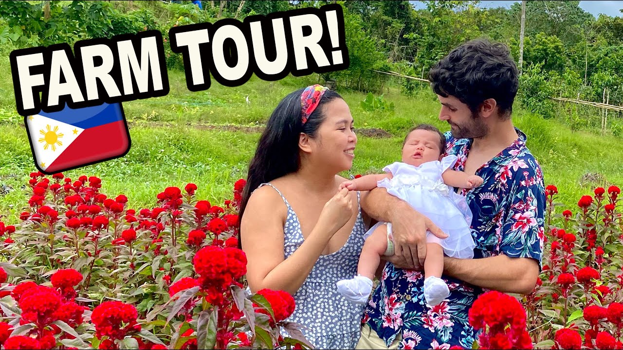 FARM TOUR | 2nd Month Birthday Italian/Filipina Baby In the Philippines ...