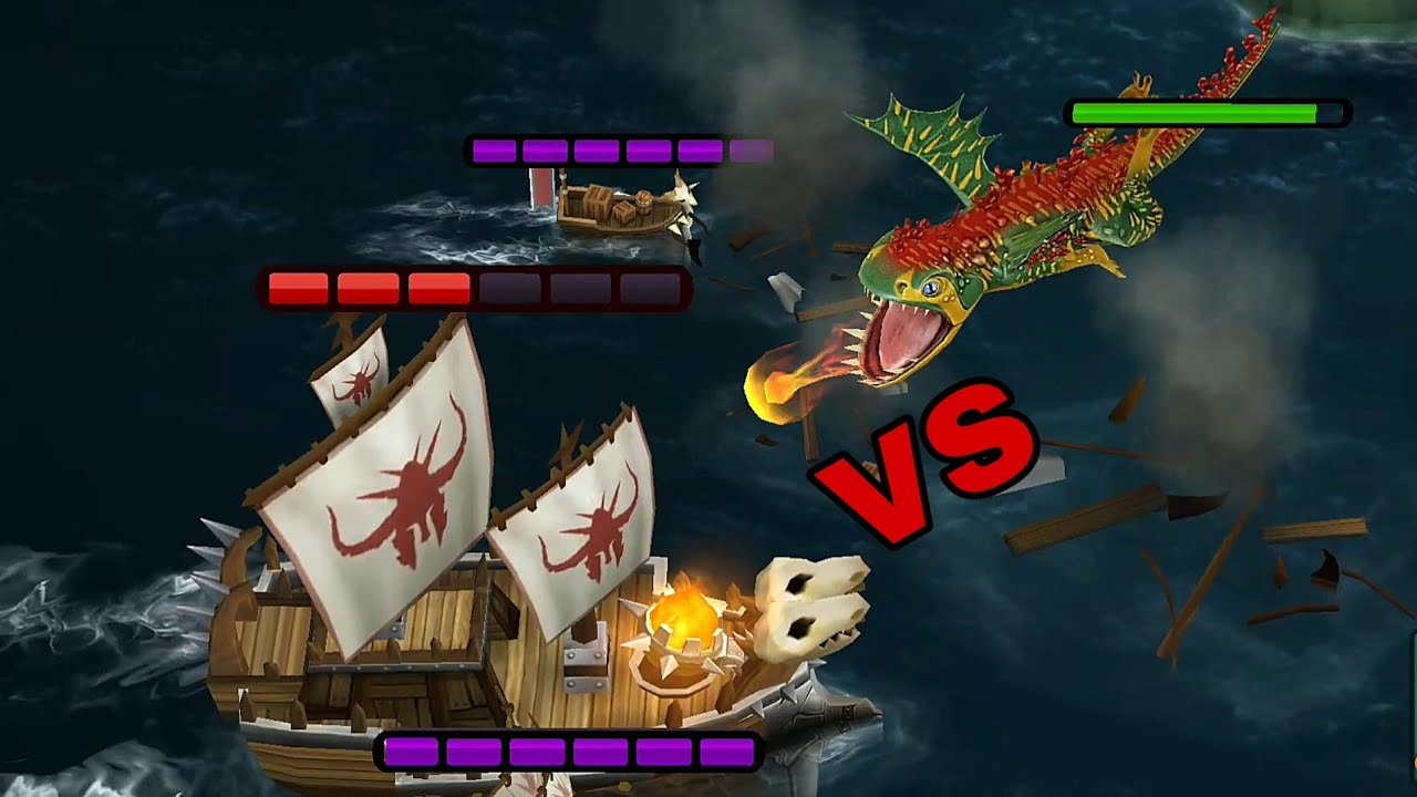 Defending Berk with Submaripper | VS Fleet 33 | Dragons:Rise of Berk ...