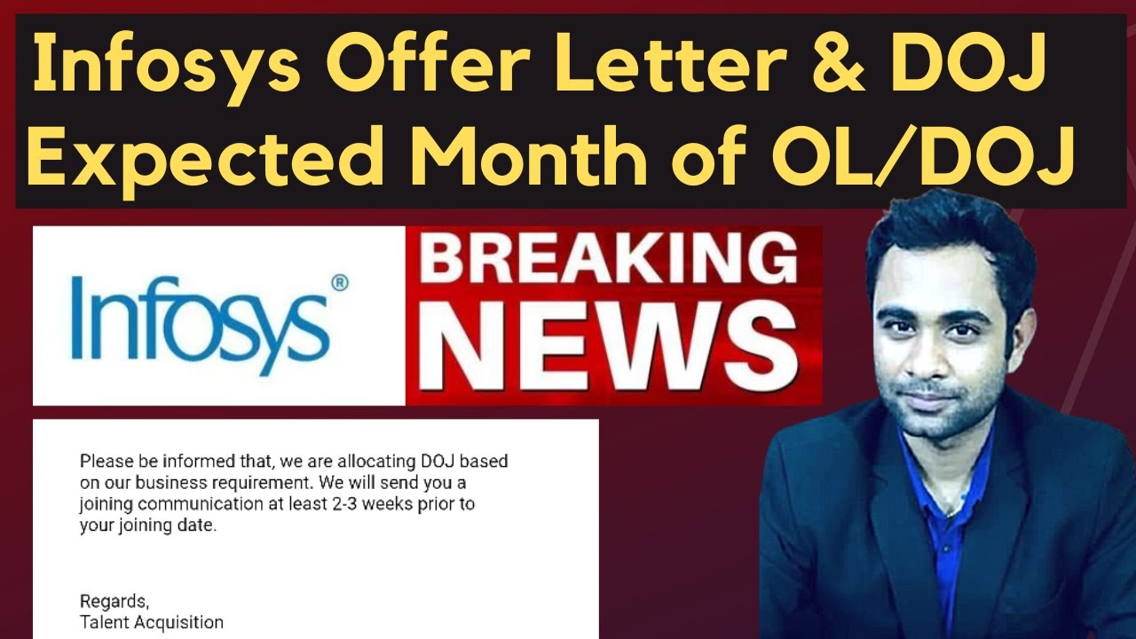 Infosys 2022 Offer Letter & DOJ Update | Infosys Offer Letter Expected ...