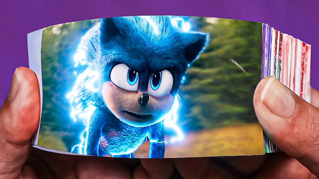 Sonic discovers his true powers Flipbook - YouTube