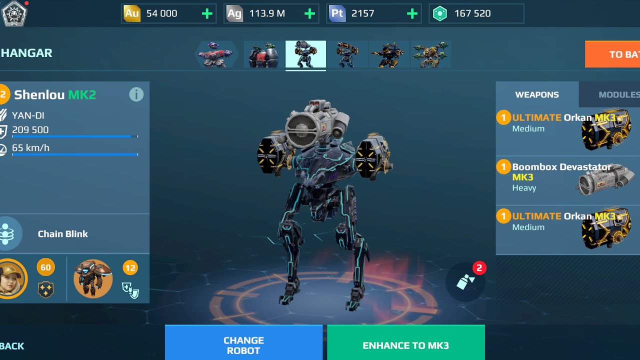 Shenlou Devastator Orkan | War Robots Gameplay - YouTube
