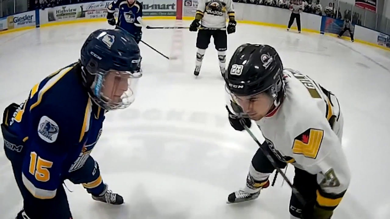 Tyson Gilmour #23 Powassan Voodoos (NOJHL) Highlights - YouTube