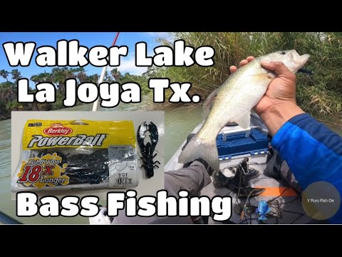 Bass fishing in Walker lake kayak fishing LA JOYA TEXAS - YouTube