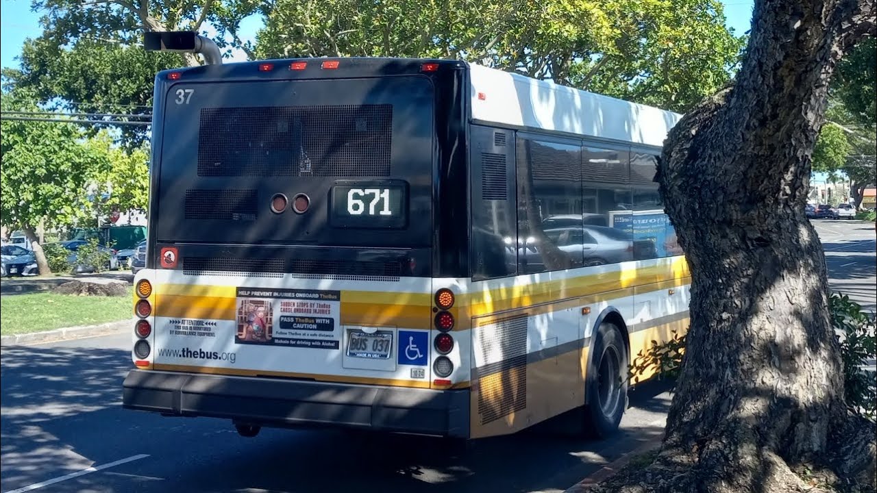 TheBus Honolulu (HI) Route 671 Lanikai Bus 037 [2020 Gillig 29' Diesel ...