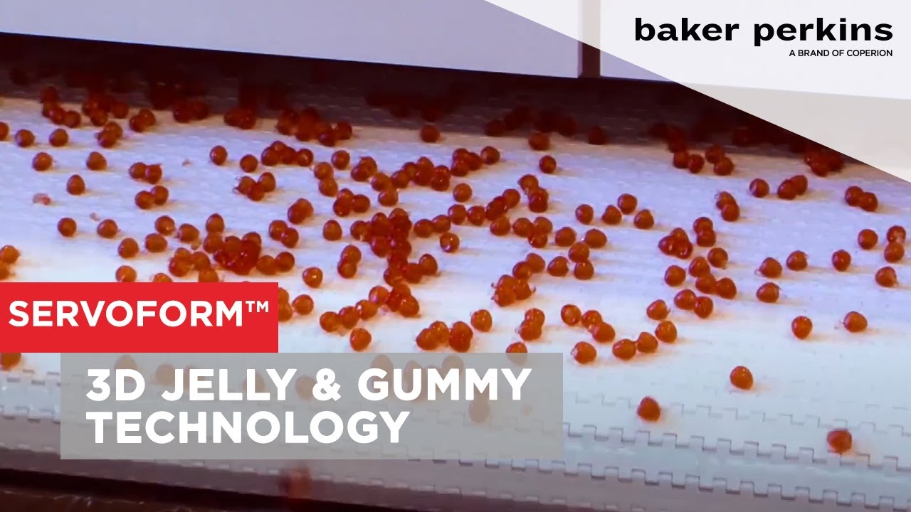 Baker Perkins ServoForm™ 3D Jelly & Gummy Depositors - YouTube