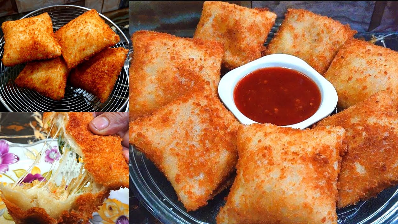 Crispy Chicken Cheese Box Patties | Iftar Snacks | Easy & Quick Chicken ...
