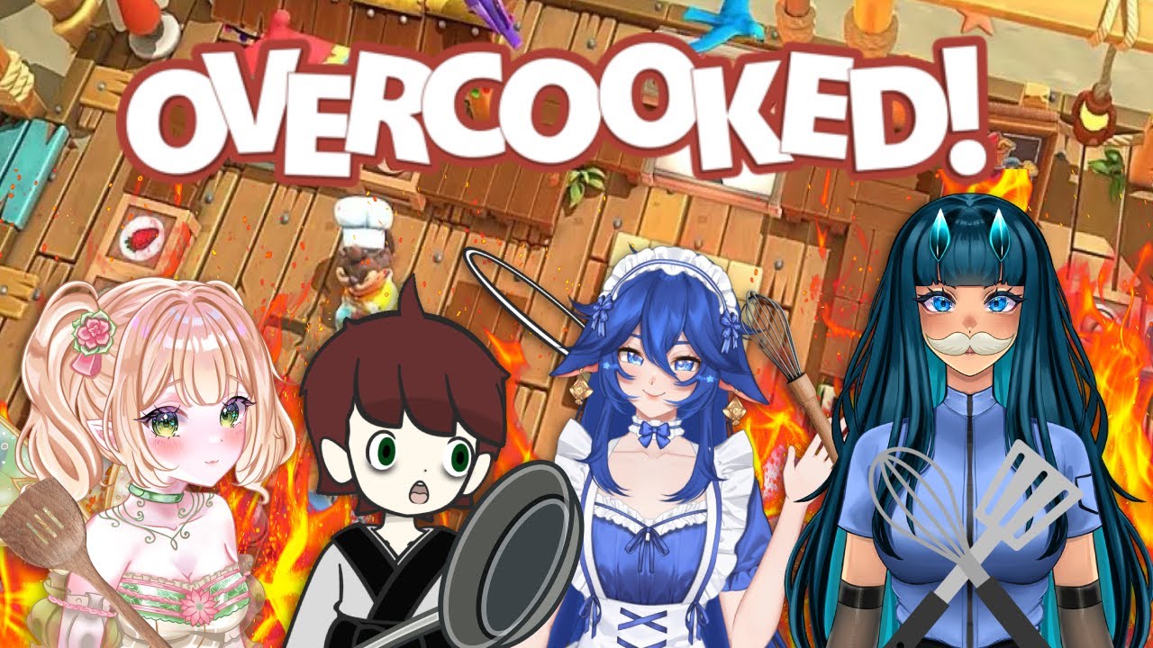 Overcooked 2】 Era pra pegar fogo? @Akemi_Sadflix @AyumiNayir @ArtyGeist ...