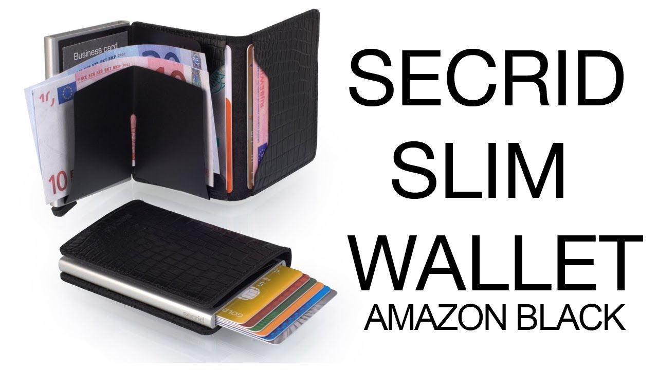 SECRID SLIM WALLET Amazon Black Unboxing & Review !!! - YouTube