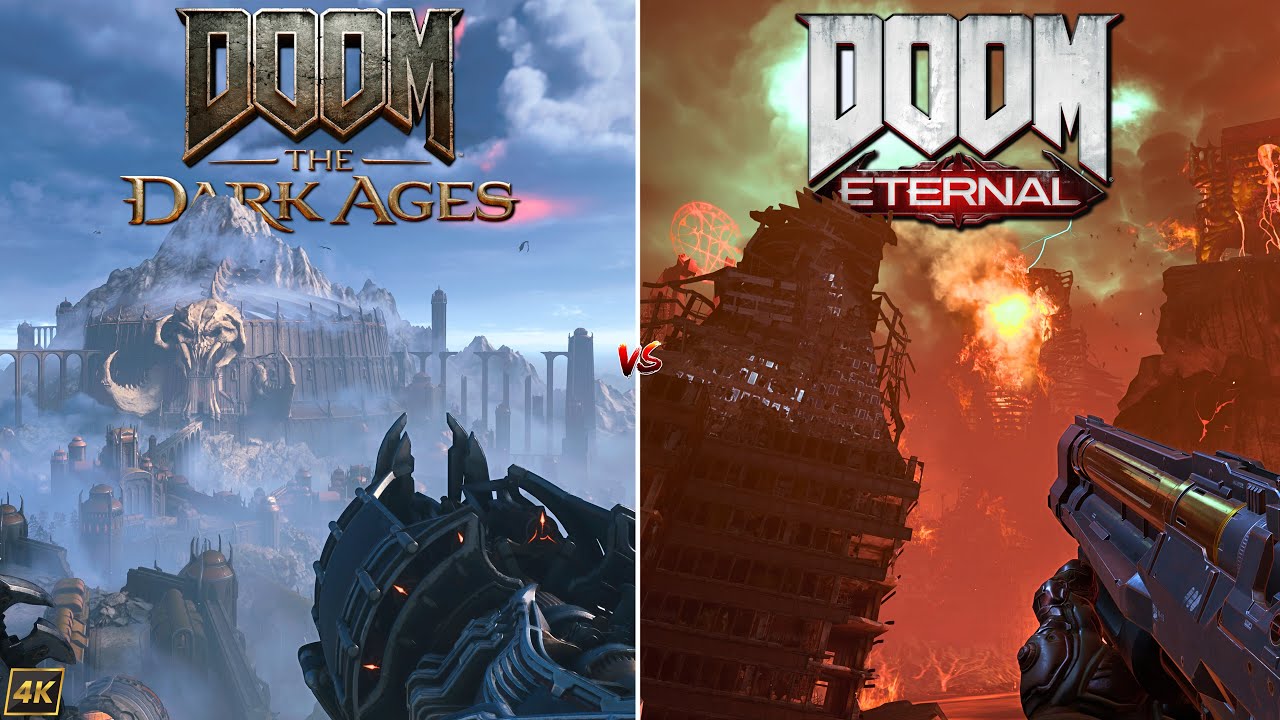 Doom The Dark Ages vs Doom Eternal | PC | Graphics and Details ...