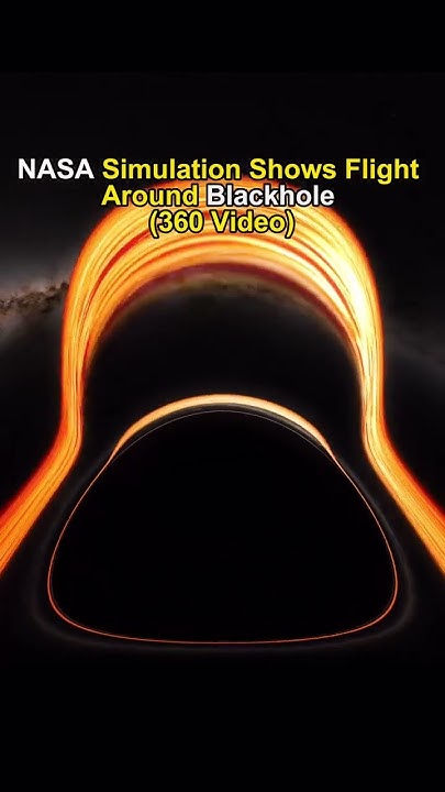 NASA simulation plunge into a black hole #nasa #nasanova #blackhole #oppenheimer - YouTube