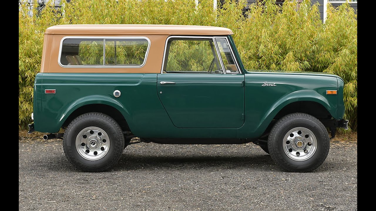 1967 Scout 800 - Cold start, driving video - YouTube