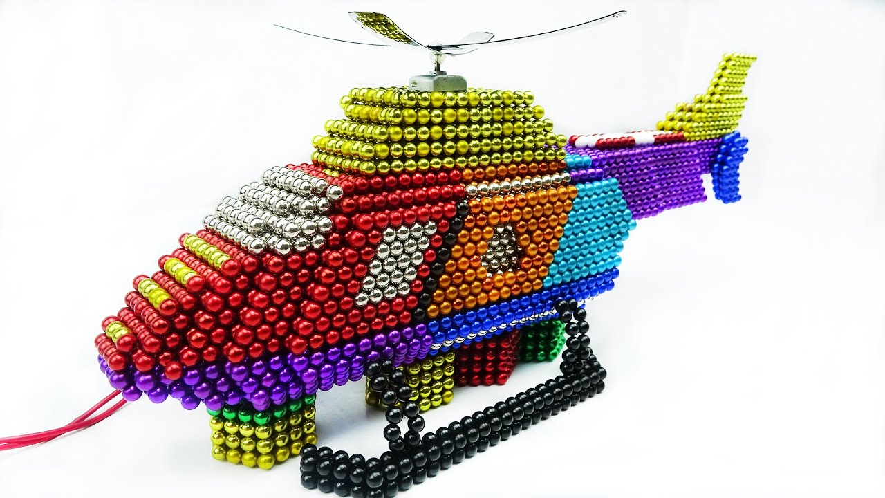 Amazing Magnet Creative DIY - How To Make Helicopter with Magnetic ...