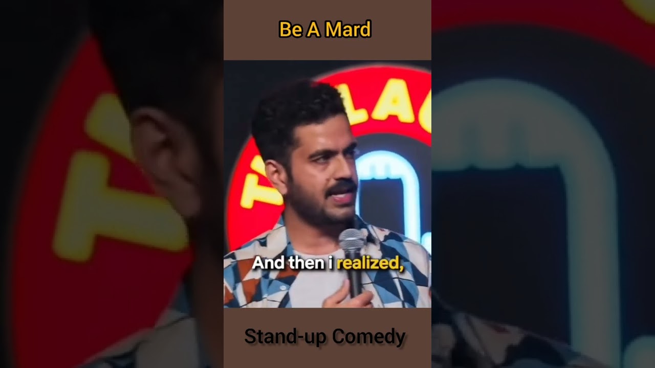 Be A Mard || Stand-up Comedy - YouTube