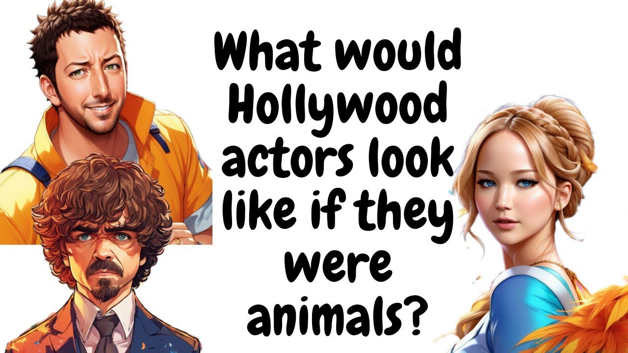 Hilarious Hollywood Zoo: Actors as Animals ft. funny,funny video,funy ...