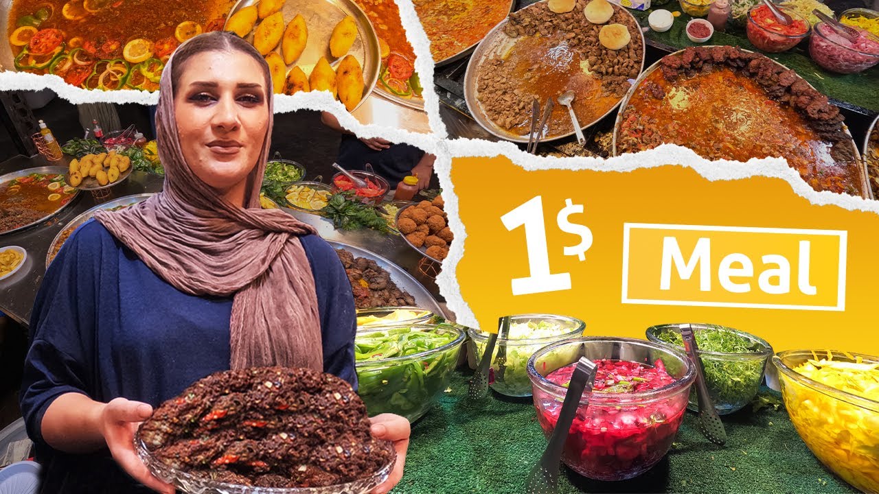$1 The famous Street Food in IRAQ! Must Try Only in Slemani 🇮🇶 ...