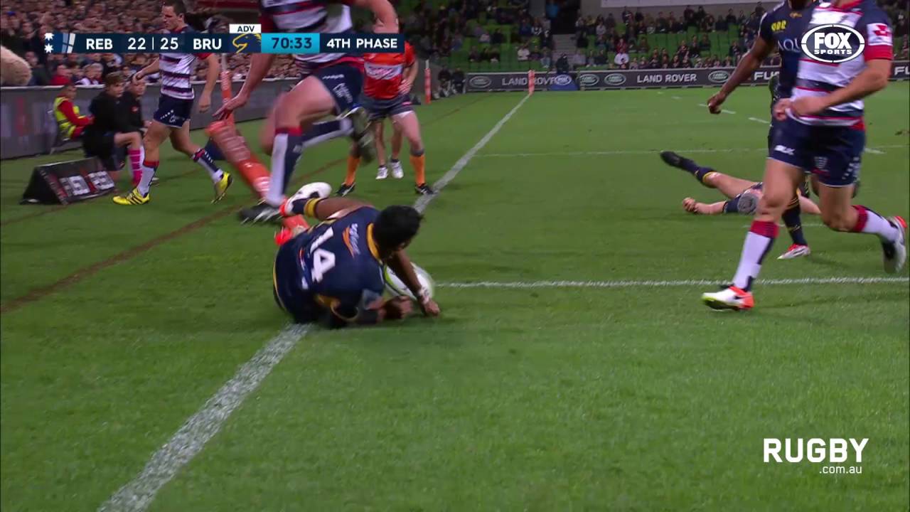 Nigel Ah Wong seals win for Brumbies - YouTube