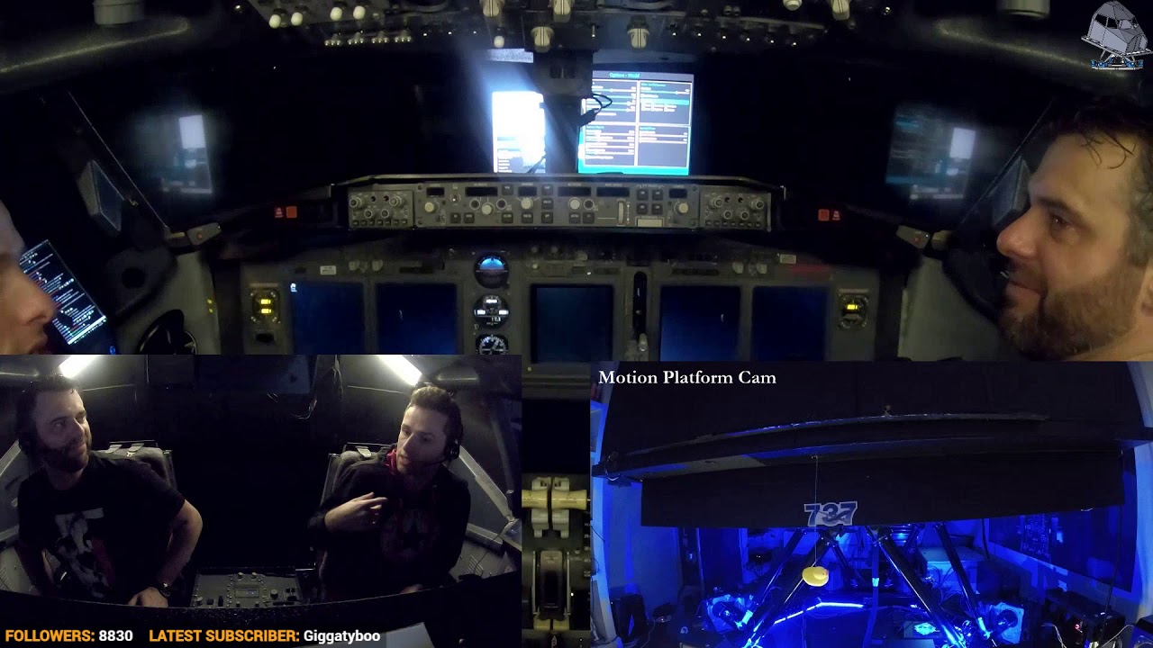 Twitch Streamer RajjPatel Flies my Full Motion Sim - YouTube