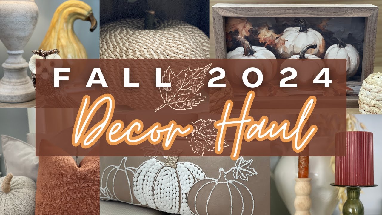 🍂 NEW Fall Decor Haul 2024 | Easy FALL Decor Ideas | NEW Target Walmart ...