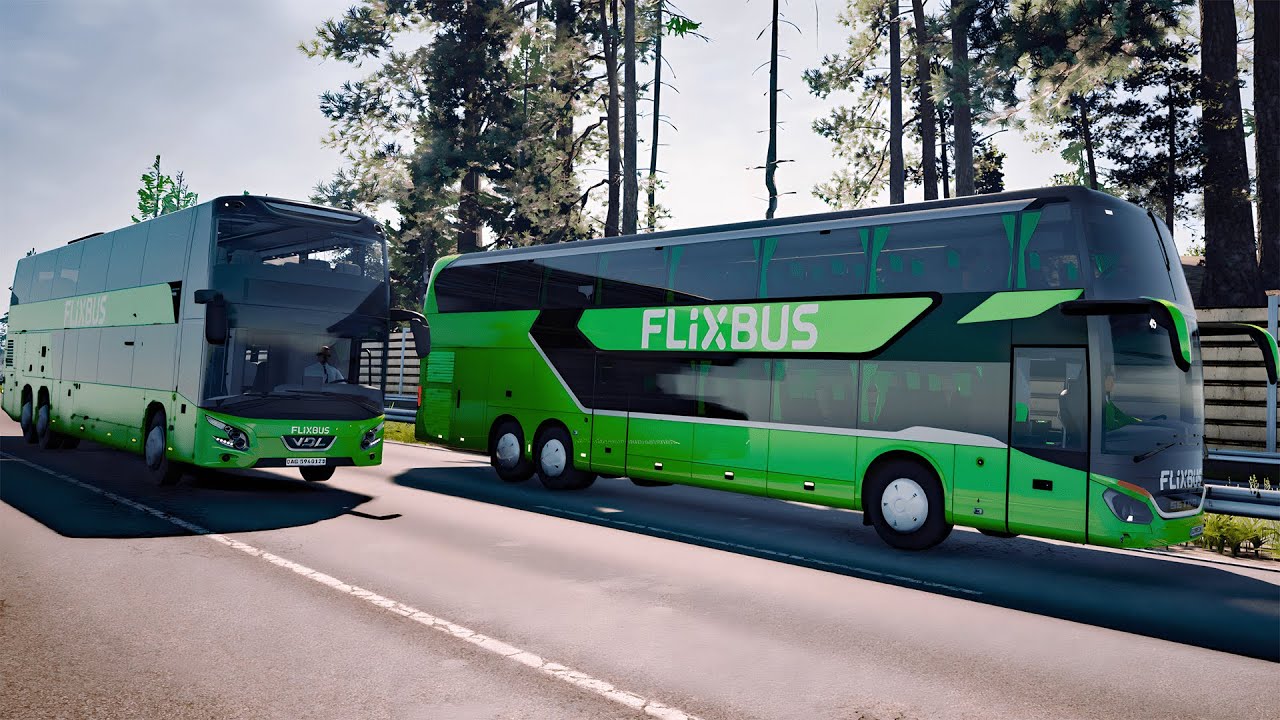 Fernbus Coach Simulator | DLC coaches added as AI vehicles! BETA! - YouTube