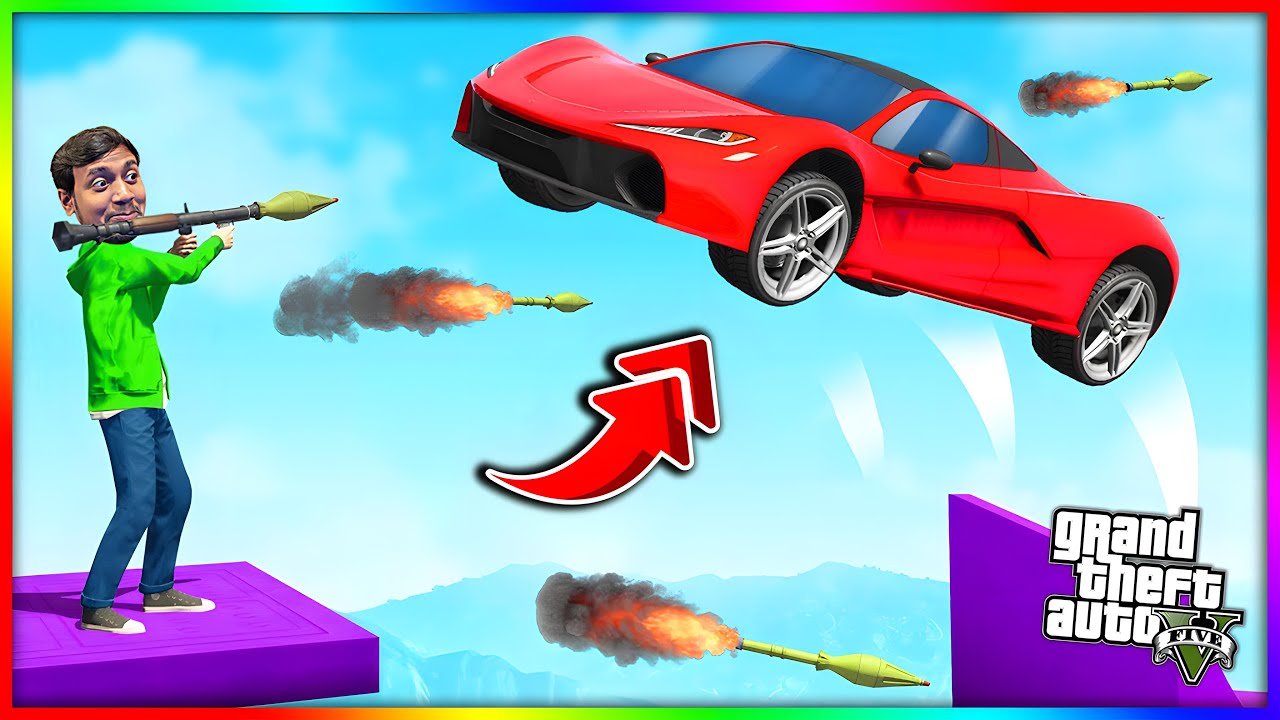 RPG vs Cars in GTA 5 - YouTube