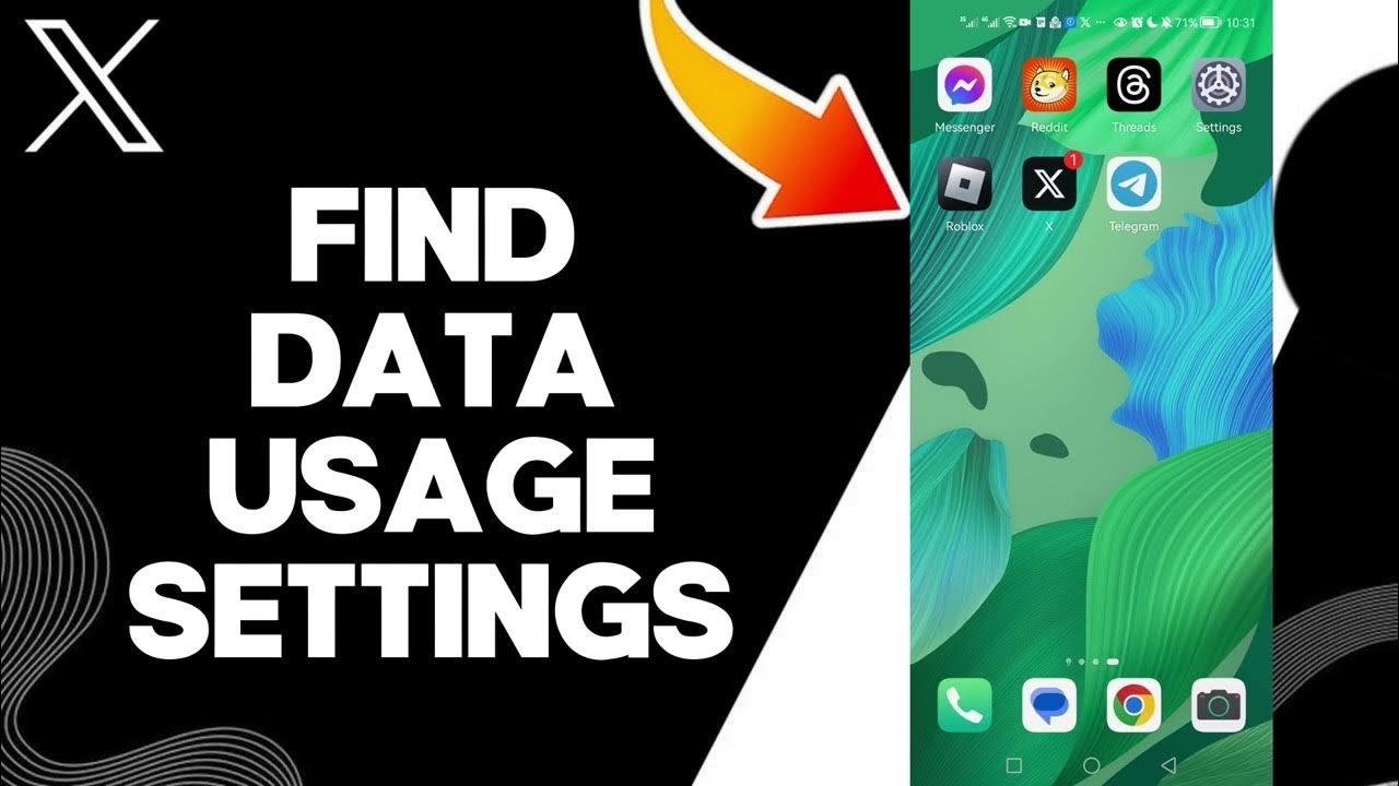 How To Find Data Usage Settings On X Twitter App - YouTube