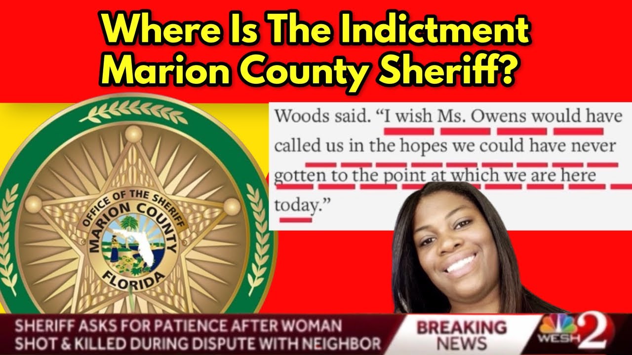 Where Is The Indictment Marion County FL. Sheriff’s Department #florida ...
