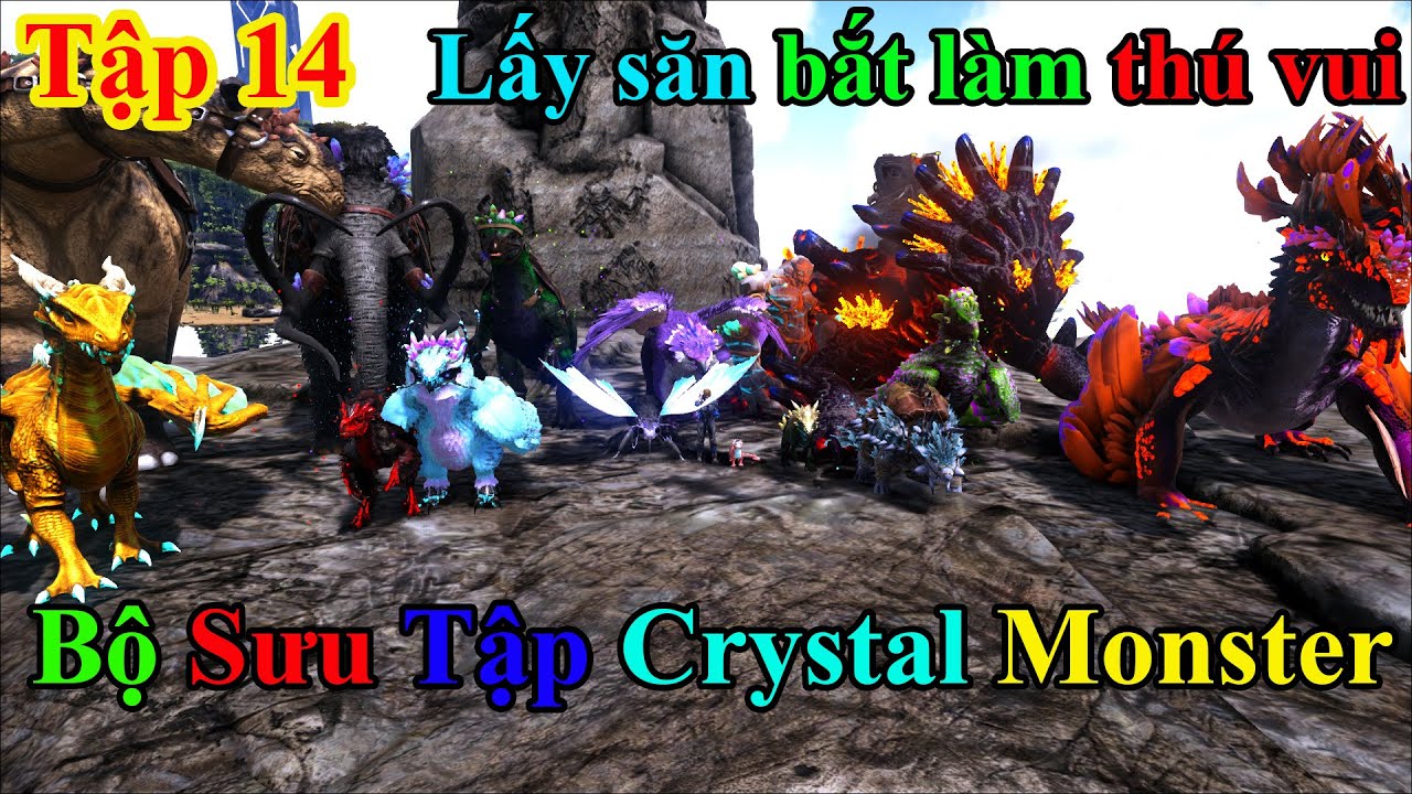 ARK - Crystal Isles Dino Addition: #14 Mình hoàn thành bộ sưu tập thú ...
