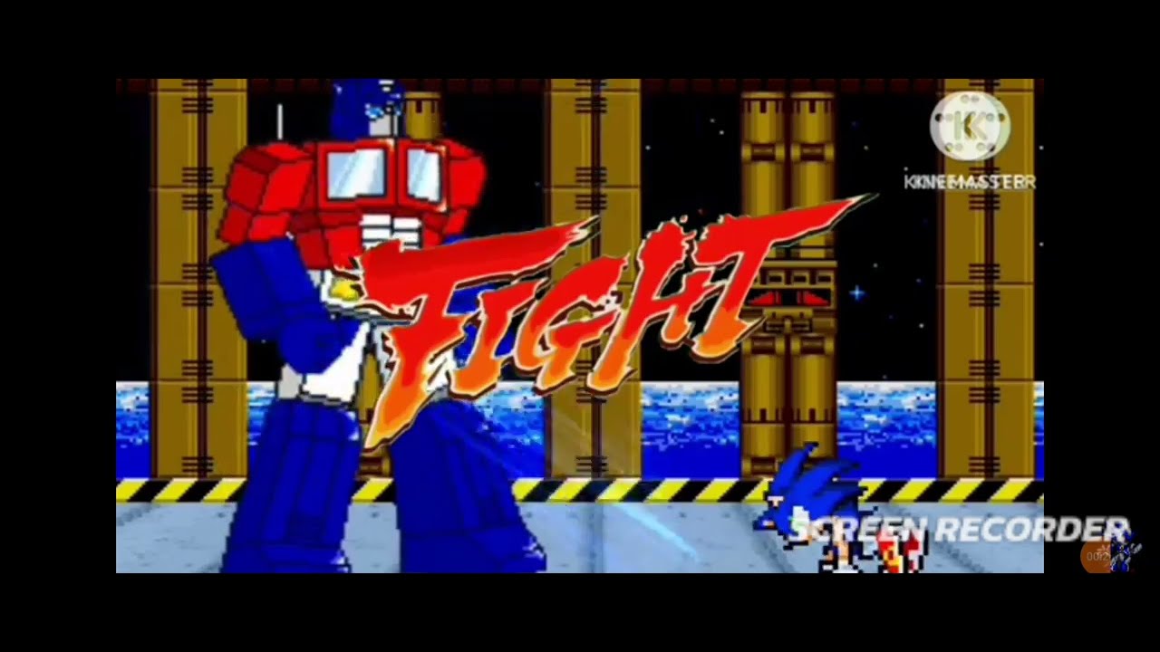 optimus prime VS sonic - YouTube