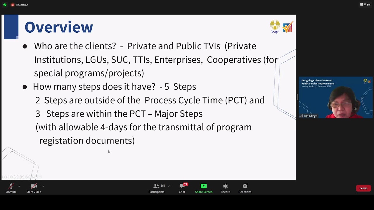 DAP Designing Citizen-Centered Public Service Improvements Sharing - YouTube