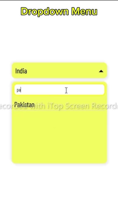 Dropdown Menuhtmlcssjavascriptprogramming Coding Webdesign Webdevelopmentshorts