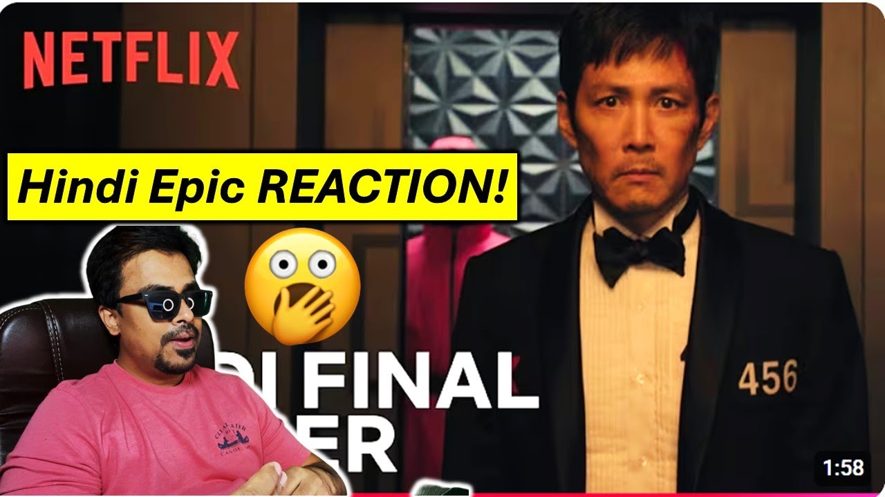 Squid Game Season 3 Hindi Trailer Reaction 🔥 | Final Games Get Deadlier | Netflix India Shocks ...