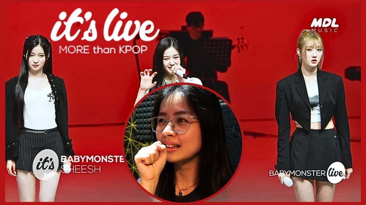 BABY MONSTER "SHEESH" BAND LIVE PERFORMANCE ON IT'S LIVE K-POP LIVE ...