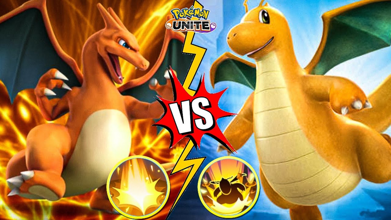 Charizard Unite Move Vs Dragonite Unite Move - YouTube