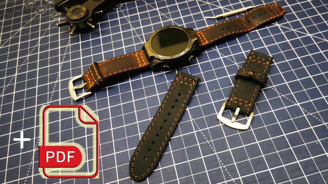 Easy #DIY #Tutorial for #Beginners Making Simple Leather bracelet watch ...