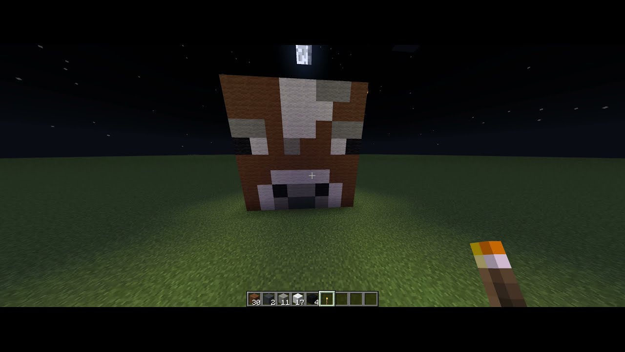 How To: Building A Cow Face | Minecraft Java Edition - YouTube