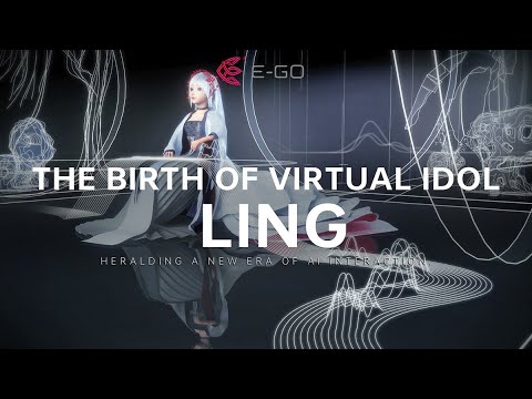 The Birth of Virtual Idol LING | Created by E-GO ART TECH - YouTube