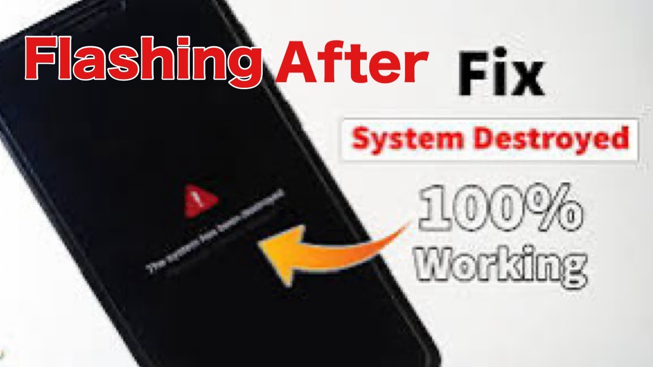 redmi 9 power the system has been destroyed - YouTube