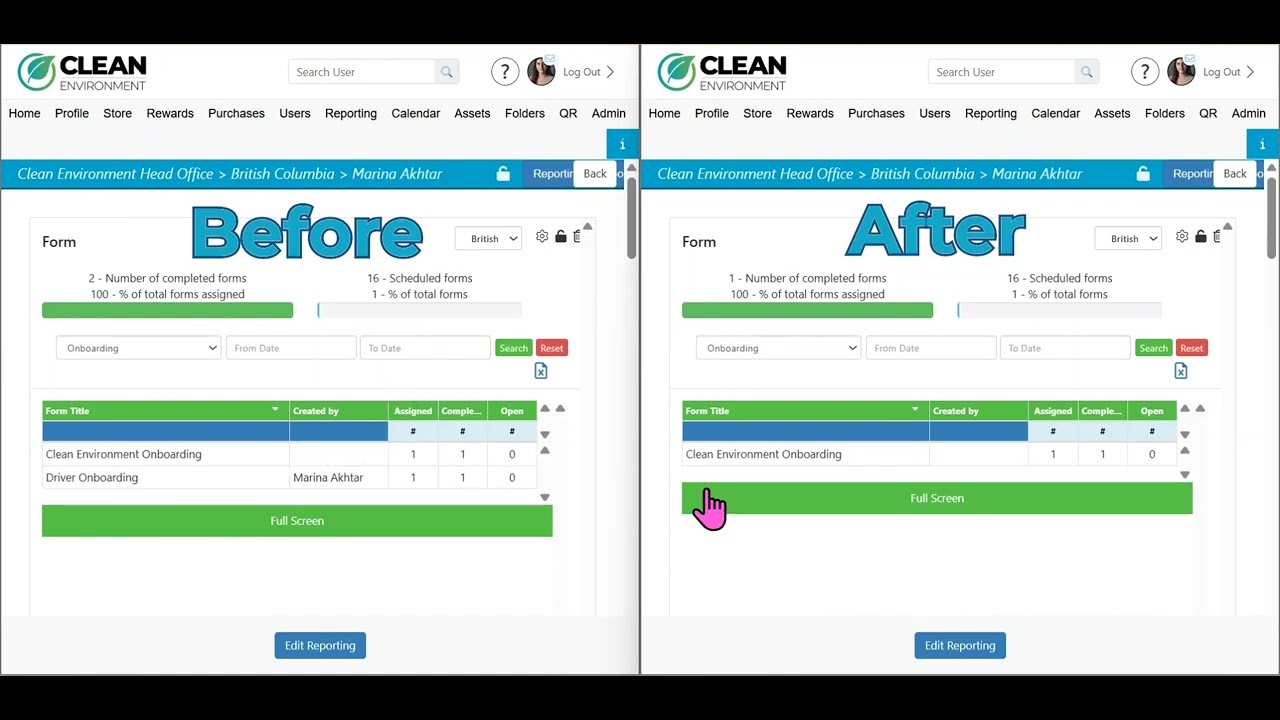 Exclude Forms from Reporting Widgets - YouTube