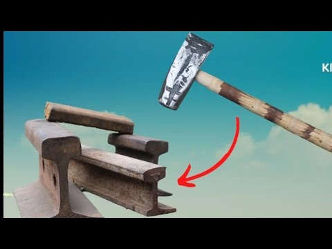 How to make a manual hammer -Power Hammer - Hammer making video- Heavy ...
