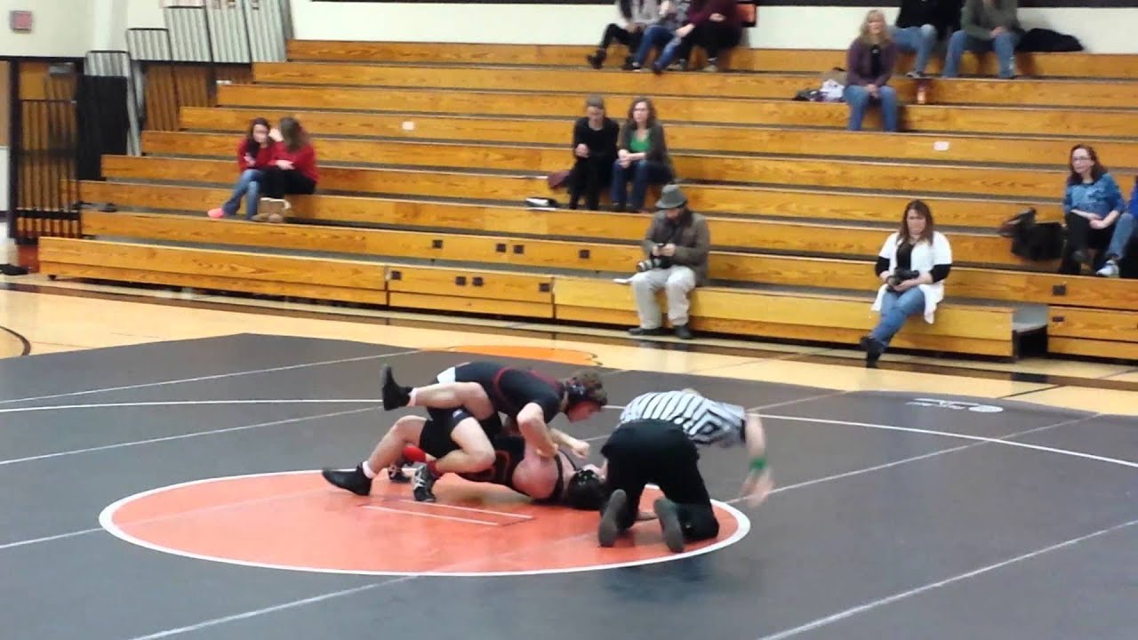 John wrestling 2015 scissors pin - YouTube