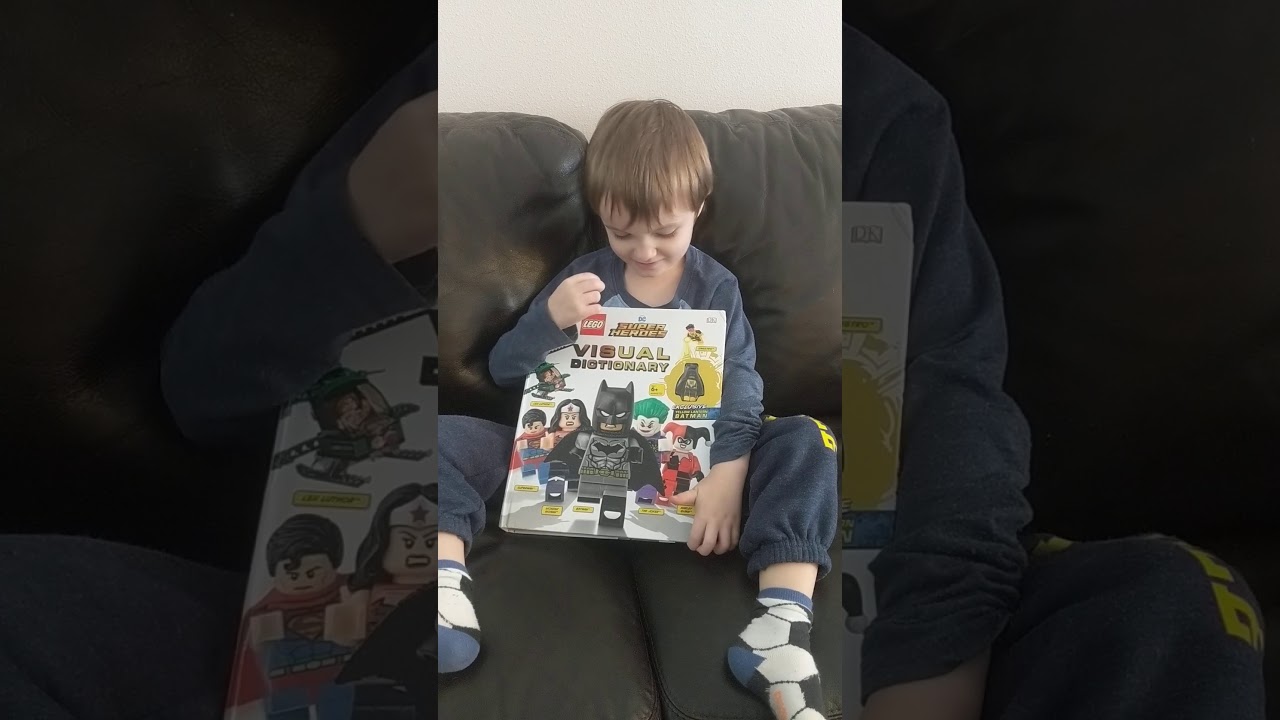 Rylan's Book Review #1 Lego DC Super Heroes Visual Dictionary - YouTube