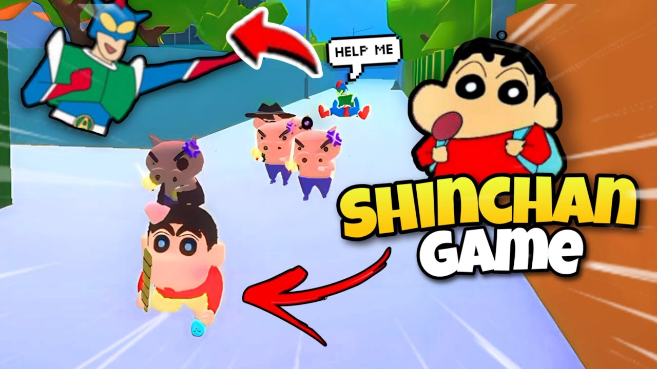 BEST SHINCHAN GAME EVER!! | I SAVED ACTION KAMEN | SHINCHAN 3D OPEN ...