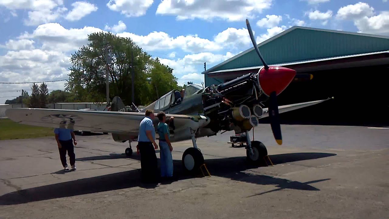 Rudy Frasca 's P40 first start - YouTube