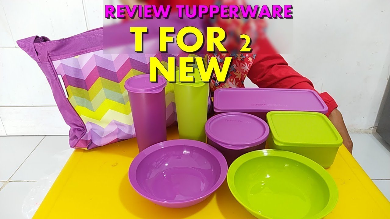 TUPPERWARE T FOR 2 NEW SET - T For 2 Tupperware 2020 - YouTube