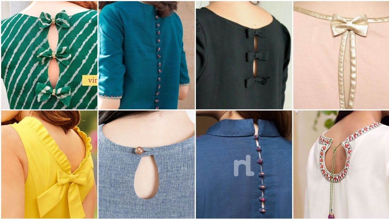 New Back neck design for kurti \\ Letest back neck design || Pichle gly ...