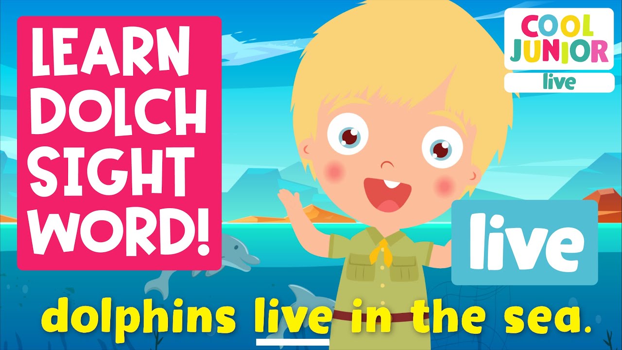 Phonics | Sight Words Songs! | Sight Word "live" (Level 3B-3) | by Cool ...