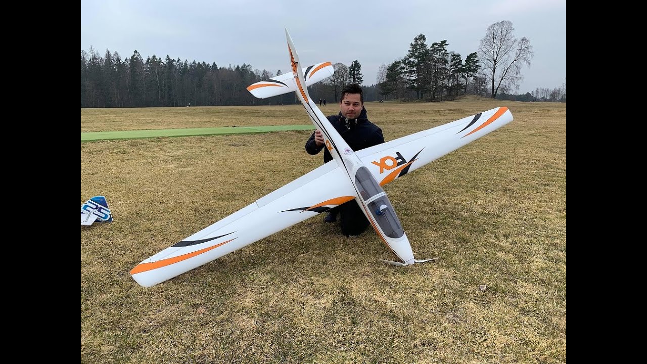 FMS FOX 3000mm Cockpit view - YouTube