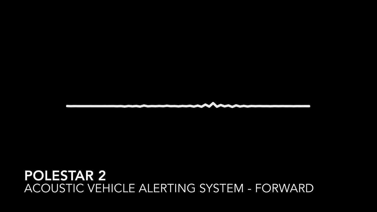 Polestar 2 Acoustic Vehicle Alerting System (AVAS) Sounds - YouTube